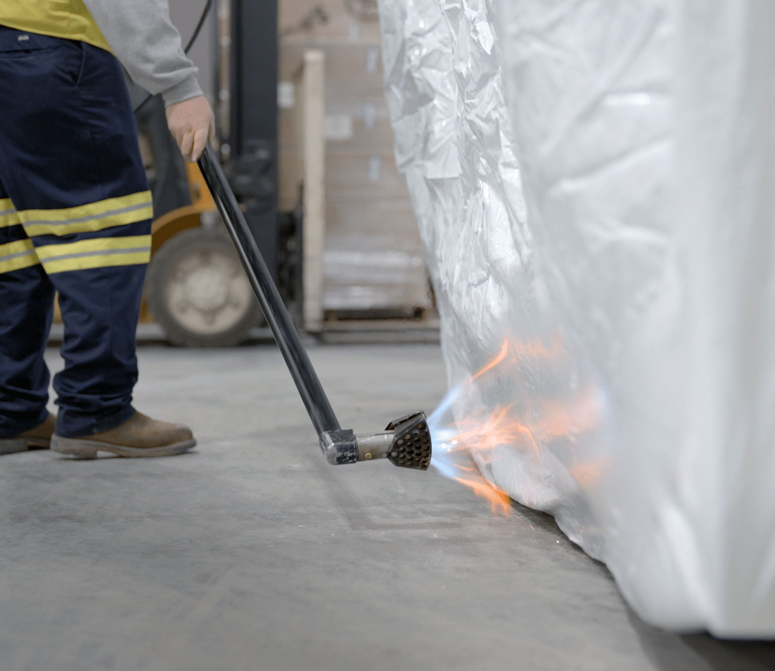 How to Use a Propane-Powered Heat Tool for Heat Shrinking | Transhield